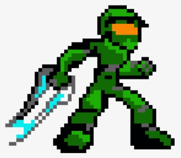 Master Chief Helmet Pixel Art , Free Transparent Clipart - ClipartKey