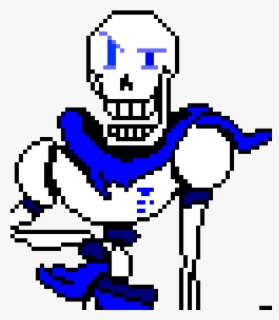 Papyrus"s Face By Axis-strike - Undertale Papyrus Head Sprite , Free ...