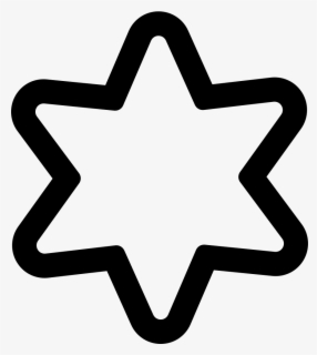 Star Of Six Points Outline - 6 Point Star Outline , Free Transparent ...