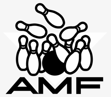 Amf Bowling Logo Black And White - Amf Bowling Logo , Free Transparent ...