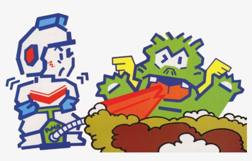 Belly Inflation Dig Dug Clipart , Png Download - Dig Dug Belly ...