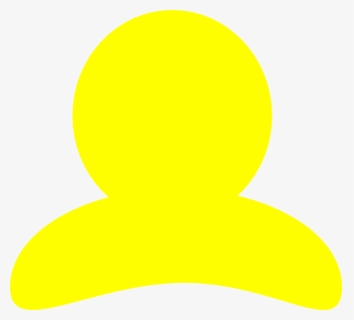 Yellow User Icon Svg Clip Arts - Circle , Free Transparent Clipart ...