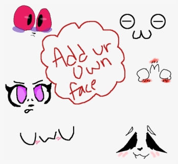 Draw An Uwu Face , Free Transparent Clipart - ClipartKey