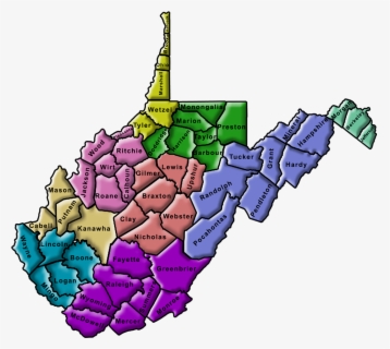 Wv Workforce Region Map , Free Transparent Clipart - ClipartKey