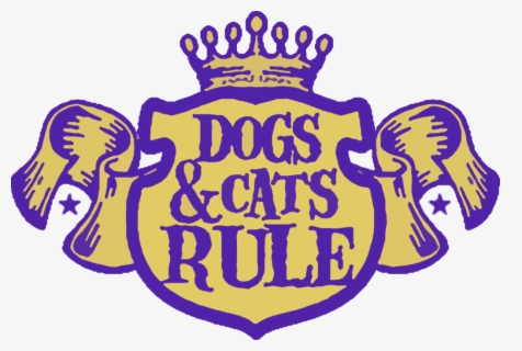 Dogs And Cats Rule Logo , Free Transparent Clipart - ClipartKey