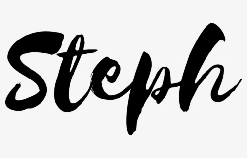 Steph - Calligraphy , Free Transparent Clipart - ClipartKey