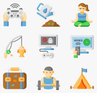 Clip Art Freetime Hobbies - Cartoon Free Time , Free Transparent ...