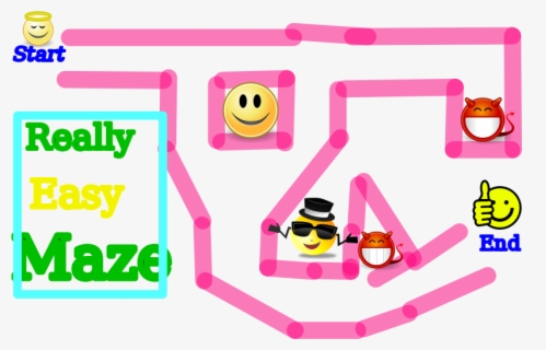 Maze Clipart Cute - Transparent Easy Maze Png , Free Transparent ...