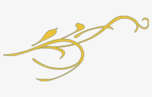 Ftestickers Swish Swirl Border Corner Gold - Gold Fancy Border Corner ...