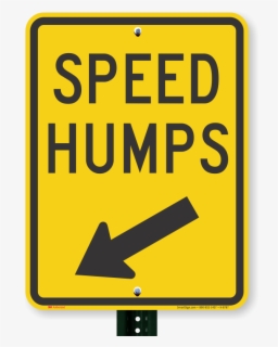 Speed Breaker Sign Board Clipart , Png Download - Speed Humps Road Sign ...