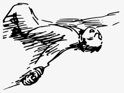 Deadth Clipart Dead Body Outline - Dead Body Line Art , Free ...