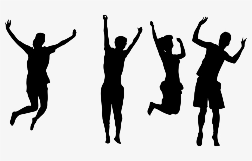 Jump Clipart Happy Man - Jumping For Joy Icon , Free Transparent ...