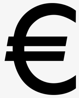 Black Euro Currency Sign - Euro Sign Transparent Background , Free ...