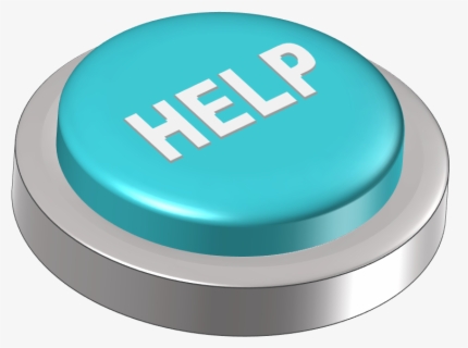 Blue Help Button Clipart , Png Download - Hello Kitty Hamper , Free ...