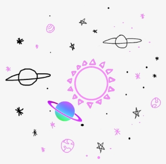Sticker Tumblr Galaxy , Free Transparent Clipart - ClipartKey
