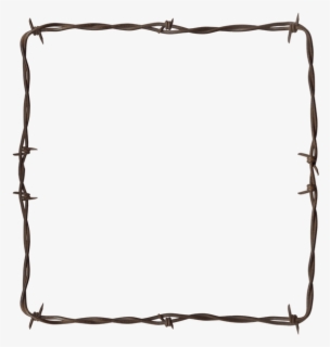 Western Border Clipart - Barbed Wire Border Png , Free Transparent ...
