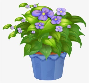 Pink Flowers In Pot Clipart , Free Transparent Clipart - ClipartKey