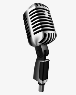 Karaoke Microphone Mic - Transparent Background Microphone Vector Png ...