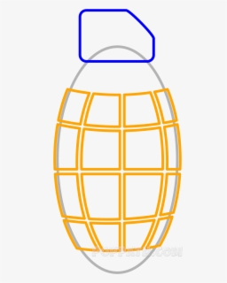 Clip Art Grenade Drawing - Grenade Line Drawing , Free Transparent ...