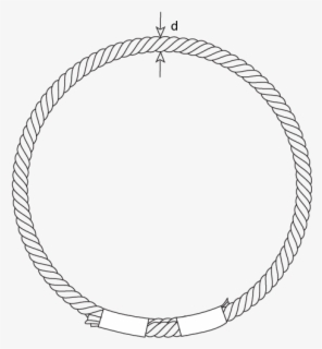 Oval Drawing Rope - Endless Wire Rope Sling , Free Transparent Clipart ...