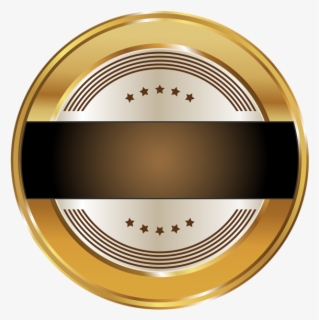 Metallic Vector Badge - Transparent Background Badges Png , Free ...