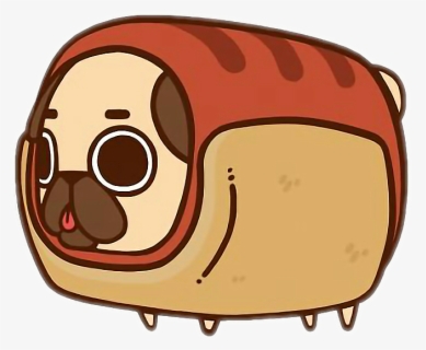 Cute Kawaii Pug Chibi Food Pizzafreetoedit - Puglie Pizza , Free ...