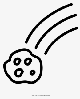 Falling Meteorite Coloring Page Vector Graphics- - Meteorite , Free ...