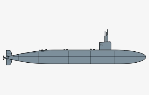 Submarine Png - Los Angeles Class Submarine Profile , Free Transparent ...