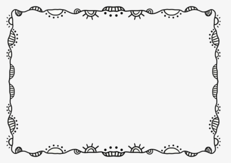 Download Transparent Doodle Frames Png - Months And Holidays Worksheets ...