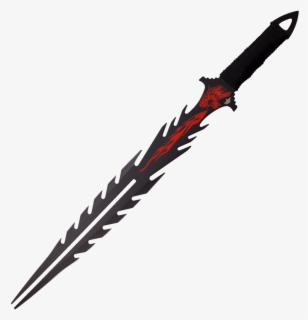 Transparent Flaming Sword Png - Anime Black Flame Sword , Free ...