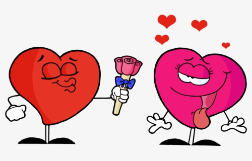 February Heart Cartoon Clipart - Love And Infatuation Drawing , Free ...