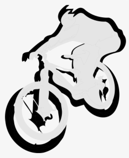 Trial Bike Silhouette , Free Transparent Clipart - ClipartKey