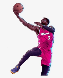Transparent Dwayne Wade Png - Lebron James And Dwyane Wade Png , Free ...