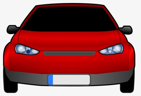 Car Clipart Front View - Car Facing Forward Drawing , Free Transparent ...