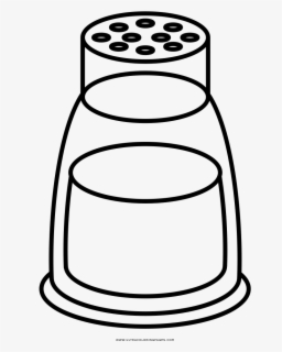 Salt Shaker Coloring Page Coloring Pages