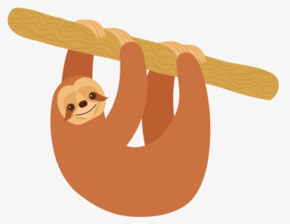 Free Sloth Clip Art with No Background - ClipartKey