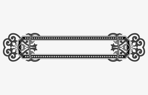 Sticker Clipart Name Plate Border - Name Plate Design Png , Free ...