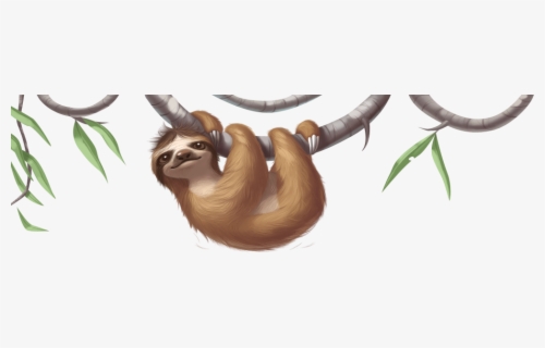Free Sloth Clip Art with No Background - ClipartKey