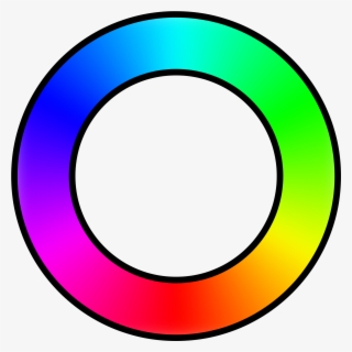 Transparent Gradient Circle Png - Blended Colour Wheel , Free ...