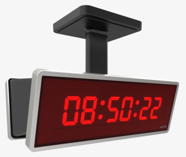 Transparent Digital Alarm Clock Png - Ceiling Mounted Digital Clock ...