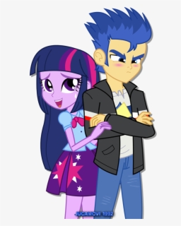 Girls Transparent Angry - Equestria Girl Twilight Sparkle And Flash ...