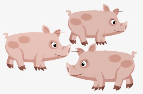 3 Little Pigs Png - Zwierzęta Grafika , Free Transparent Clipart ...
