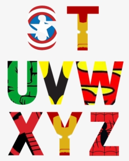 Uppercase Superhero Letters S-z - Emblem , Free Transparent Clipart ...