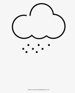 Snowing Coloring Page - Line Art , Free Transparent Clipart - ClipartKey