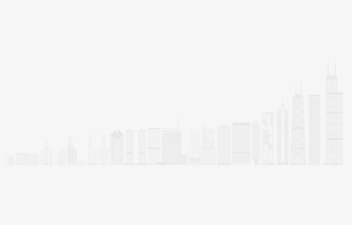 Download Chicago Transparent Line - White Chicago Skyline Transparent ...