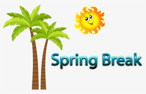 Spring Break Png Free Images - Cartoon Coconut Tree Clipart , Free ...