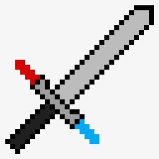 Fire Sword Pixel Art Clipart , Png Download - Fire Sword Pixel Art ...