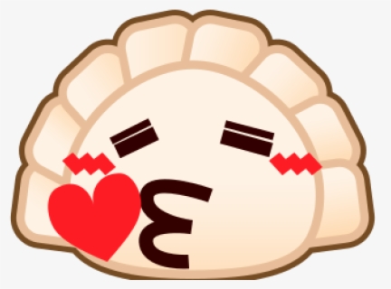 Dumpling Clipart Emoji - Dumpling Cartoon Transparent , Free ...