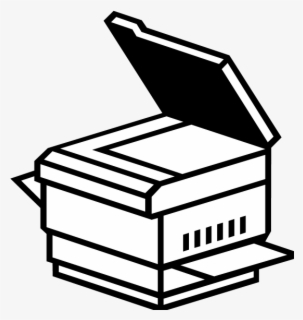 Clipart - Xerox Machine Clipart Black And White , Free Transparent ...