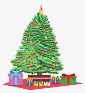 Free Vector Christmas Tree Gift Pack - Christmas Present Vector Png ...